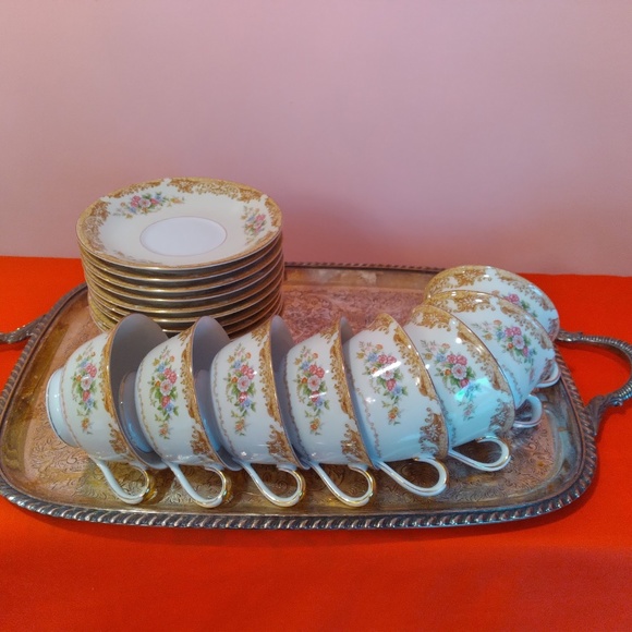 Noritake | Dining | Noritake M Porcelain Set Of 8 Cups And Saucers ...
